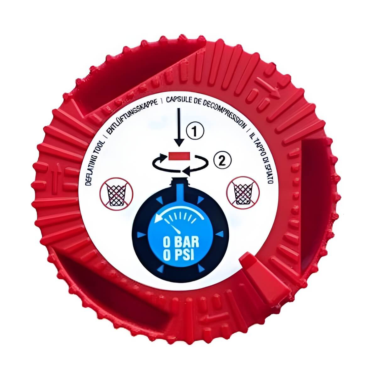 KeyKeg Red Deflator Cap – Easy Deflation for Empty KeyKegs – National ...
