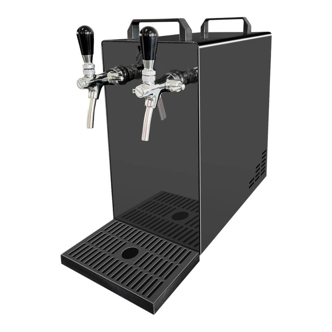 PortaPint 50C Twin Tap Dispenser (New shape) – National Mobile Bars LTD